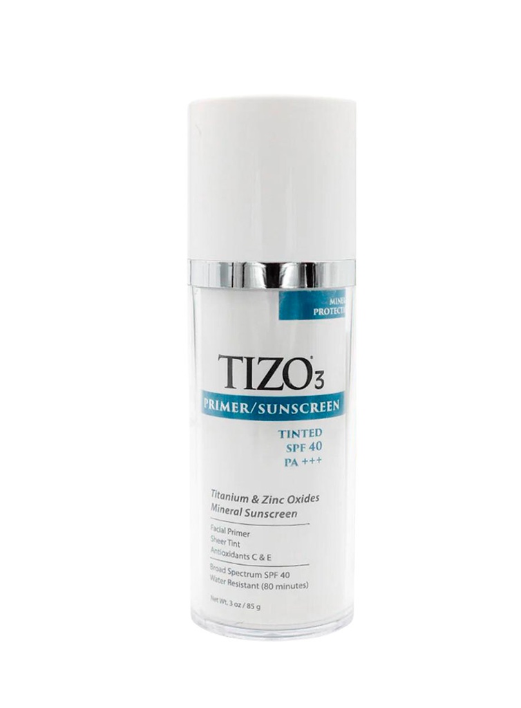 TIZO 3 Protector Solar 100% Mineral SPF40+ con Color de 85 gr | Dermashop